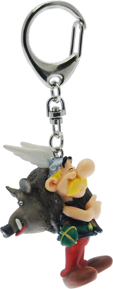 Fashion & Homeware - Astérix - Asterix Carrying a Boar Keychain ...
